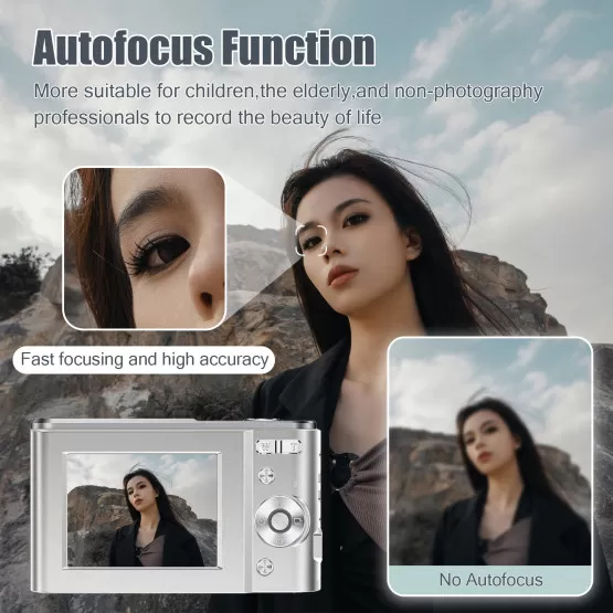 Appareil photo numérique 1080P 48 mégapixels Caméra Vlogging avec
