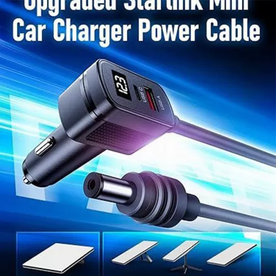 INF Adaptateur allume-cigare de voiture Star Mini Starlink 12V-24V