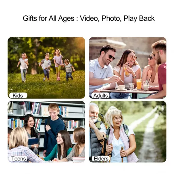 INF Appareil Photo Numérique CCD Haute Définition avec Écran 2.8 Pouces